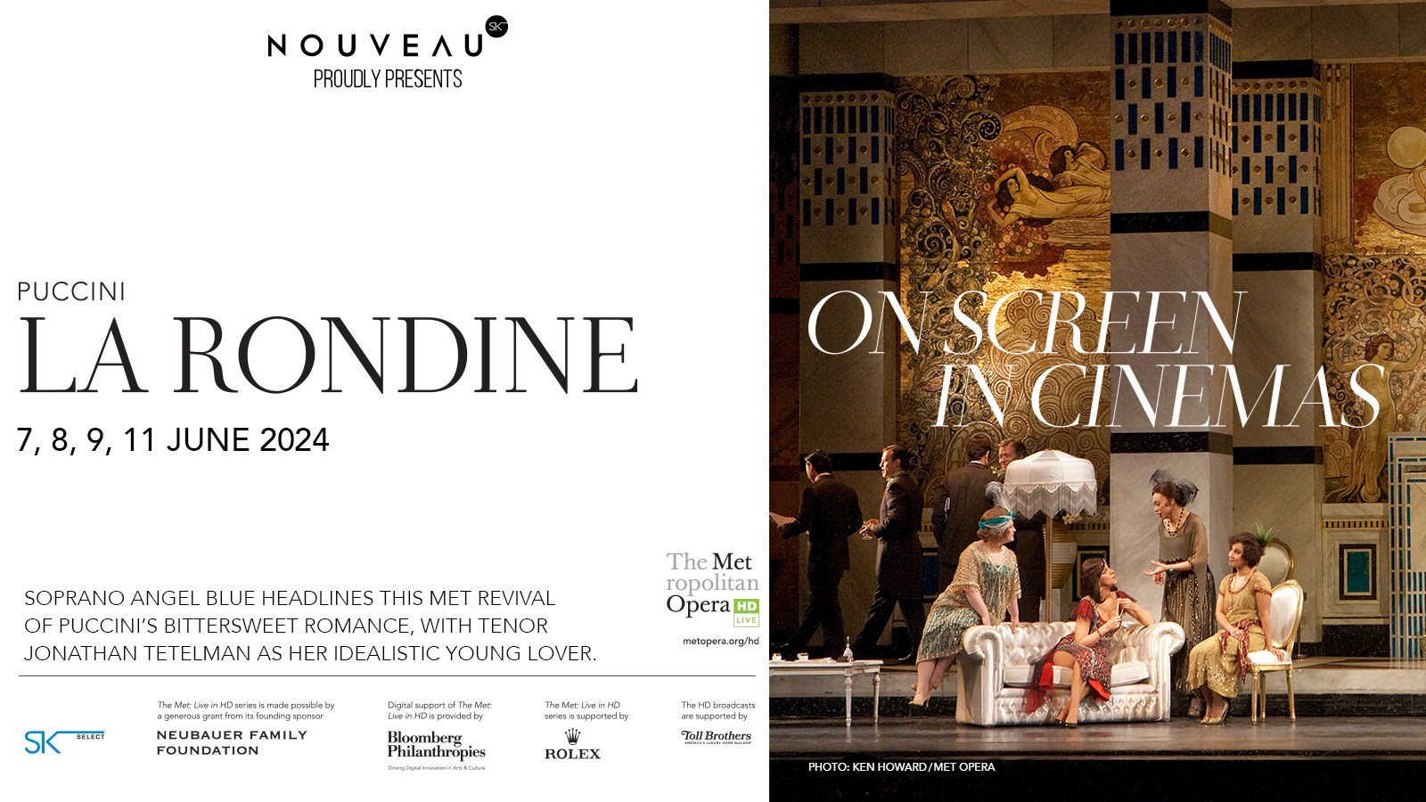 LA RONDINE (METOPERA) | Ster-Kinekor
